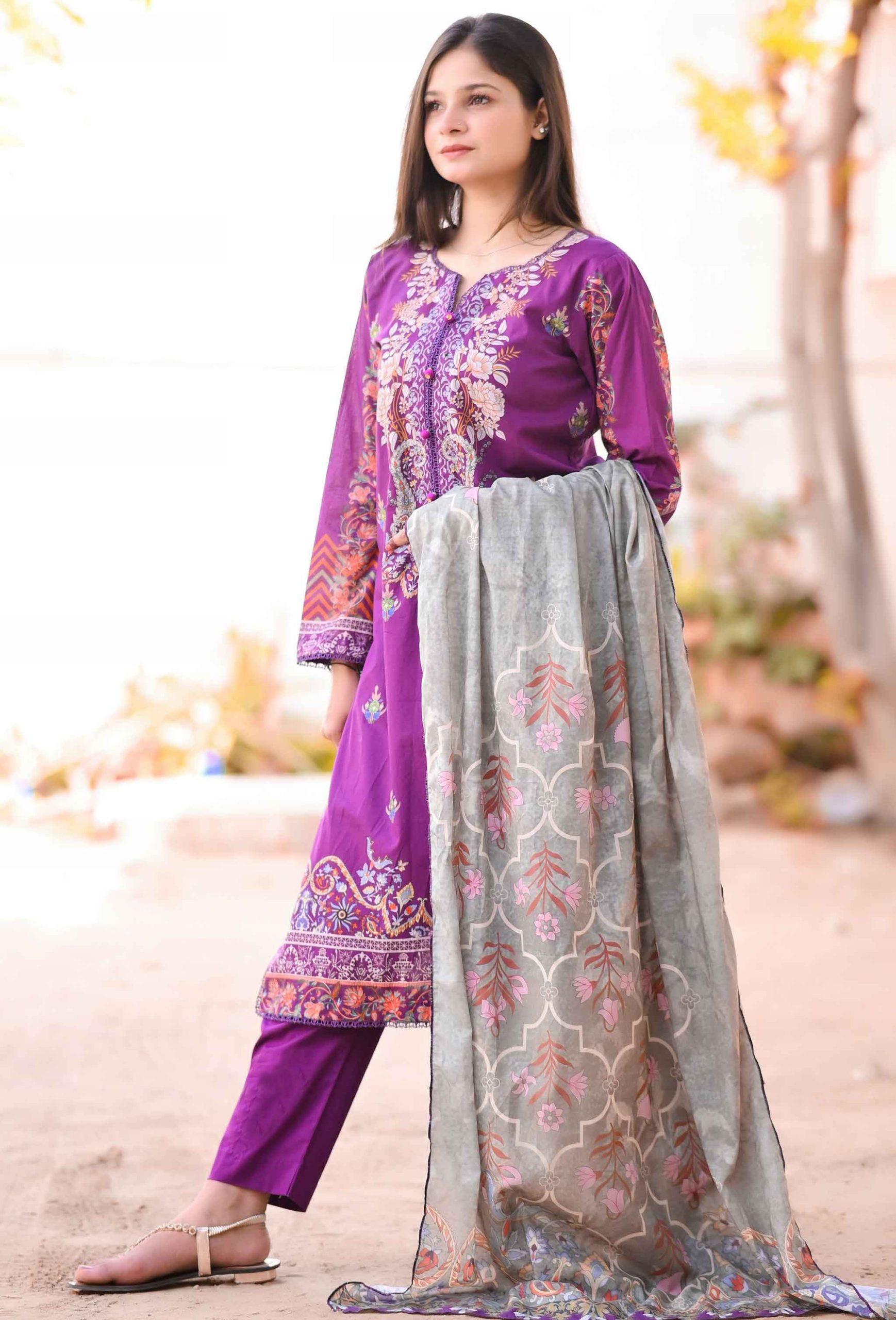 FC-12-A - Festive Lawn Collection Vol-2 | Feminaattire